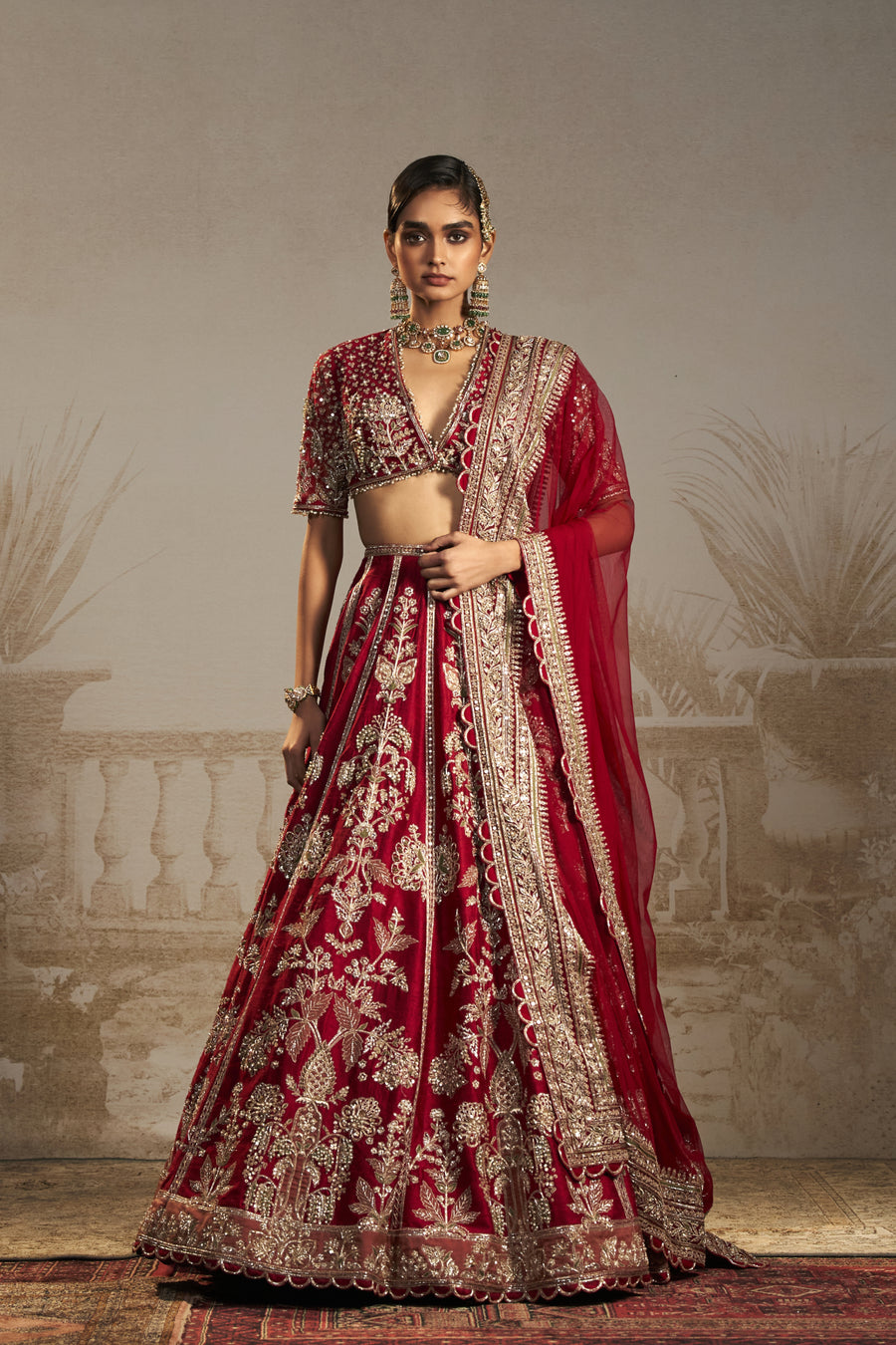 divya bopanna in SHANNO LEHENGA SET – Ridhi Mehra